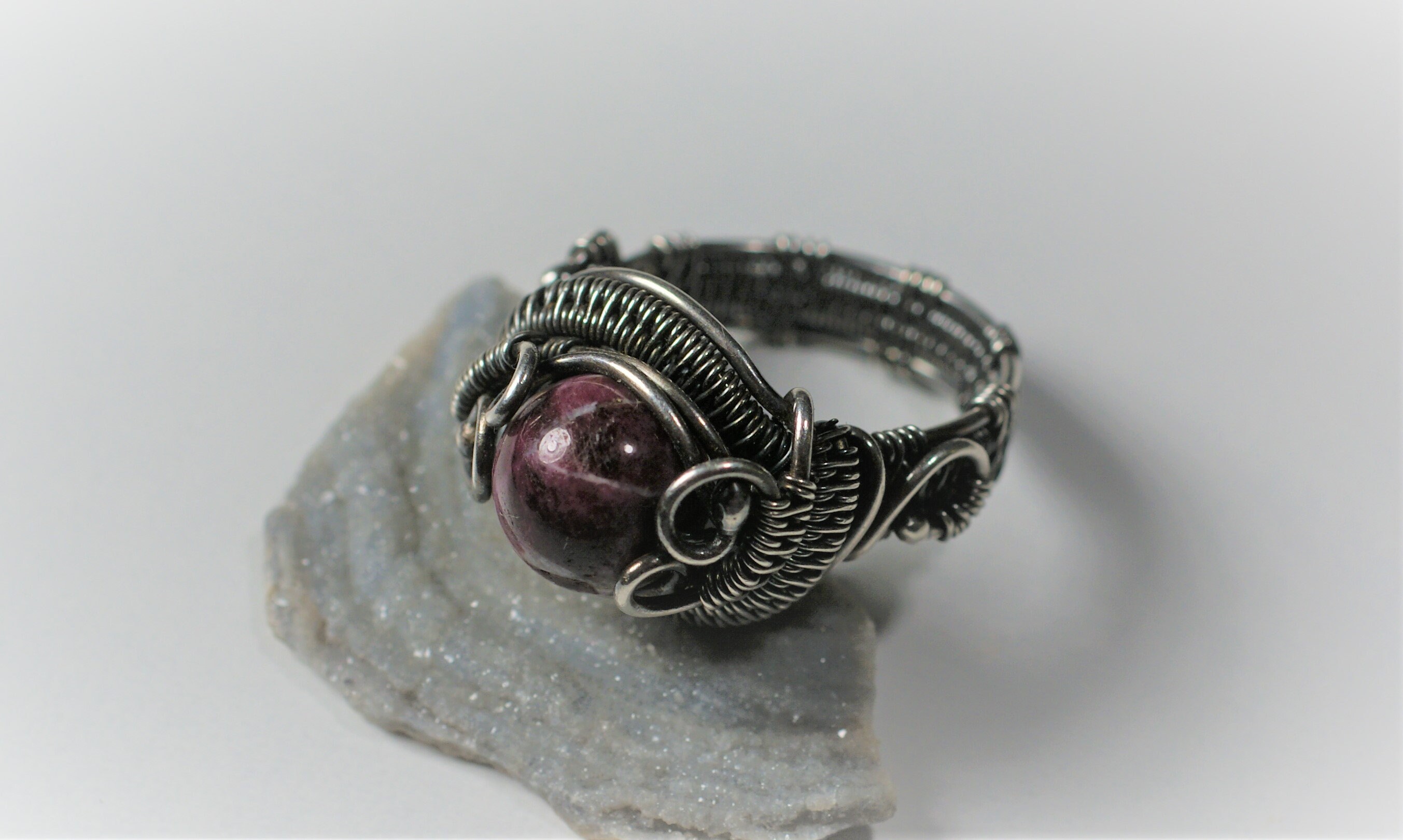 WIRE WOVEN Bead Ring Tutorial, Workshop Instructions Workshop-wire ...