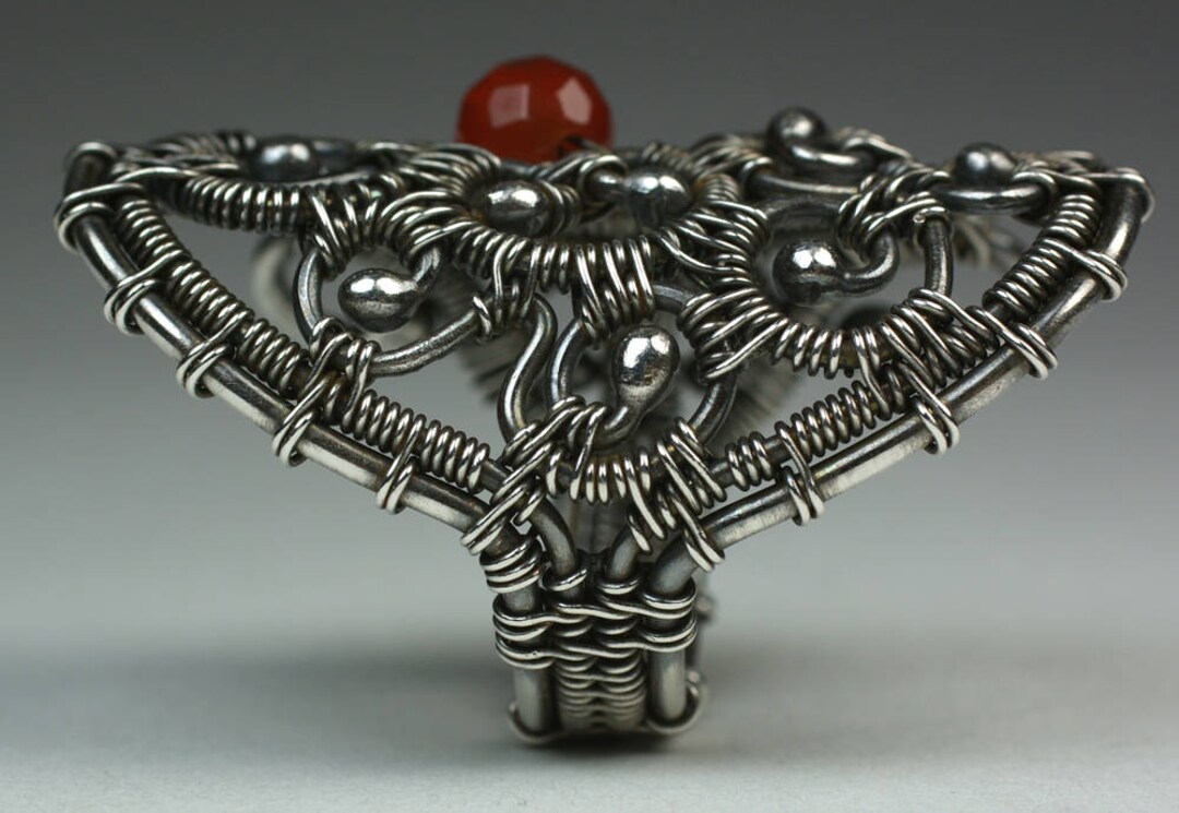 Filigree Ring Tutorial Includes Ring Making Template, Wire-woven Ring ...