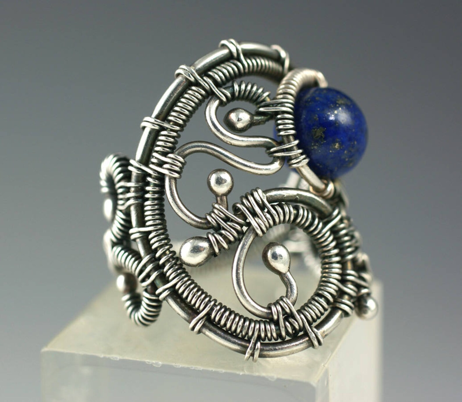 Wire Wrap Ring Tutorial Ring Pattern Wire Filigree Ring | Etsy