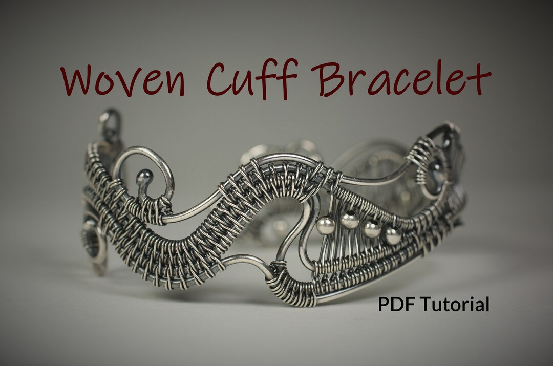 Cuff Bracelet Tutorial - Wire Weaving Tutorial - Bracelet Tutorial ...