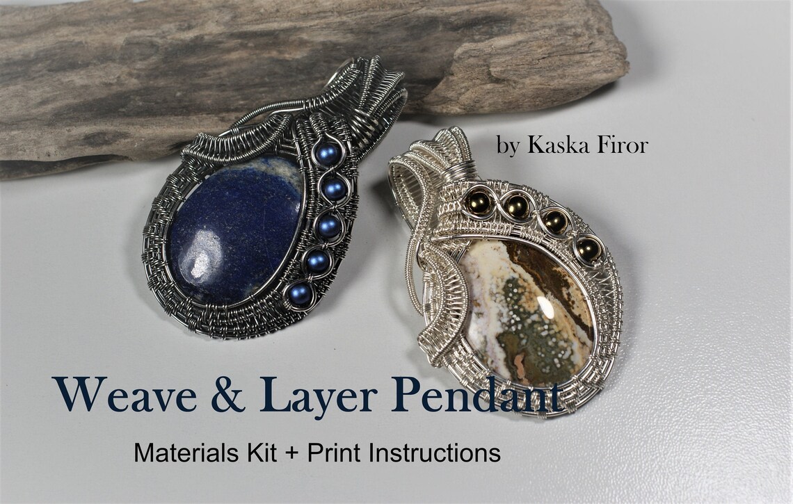 Jewelry Tutorial - Wire Weaving Tutorial - Pendant Tutorial - Step by ...
