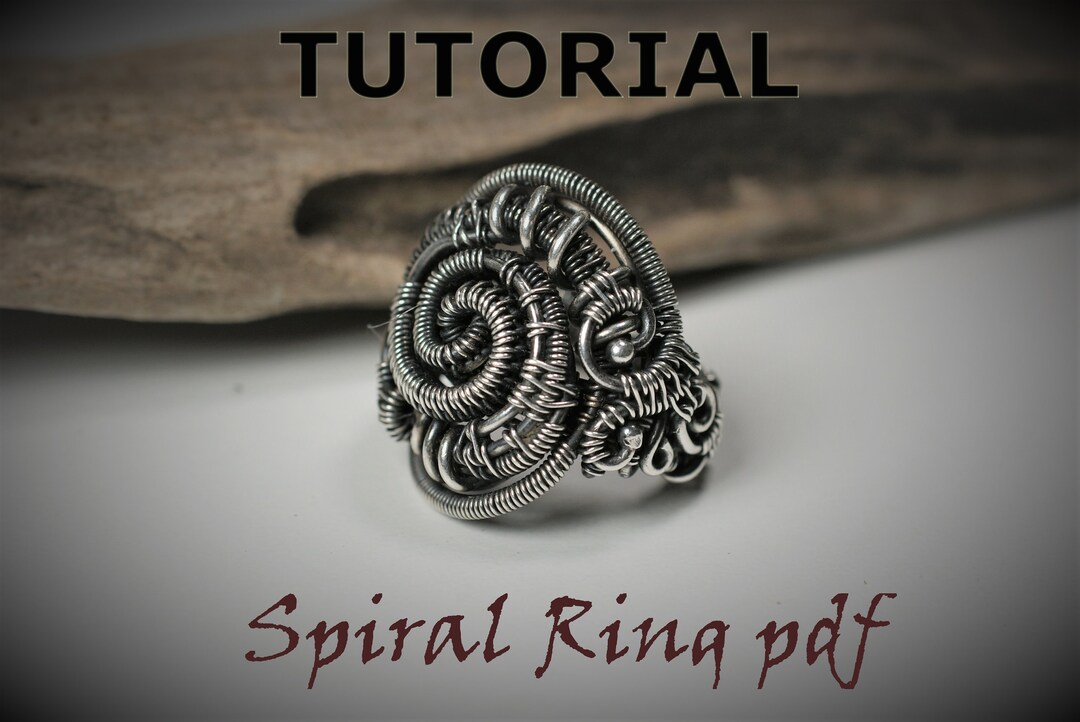 Spiral Ring Tutorial - Wire Weaving - Ring Tutorial - Step by Step ...