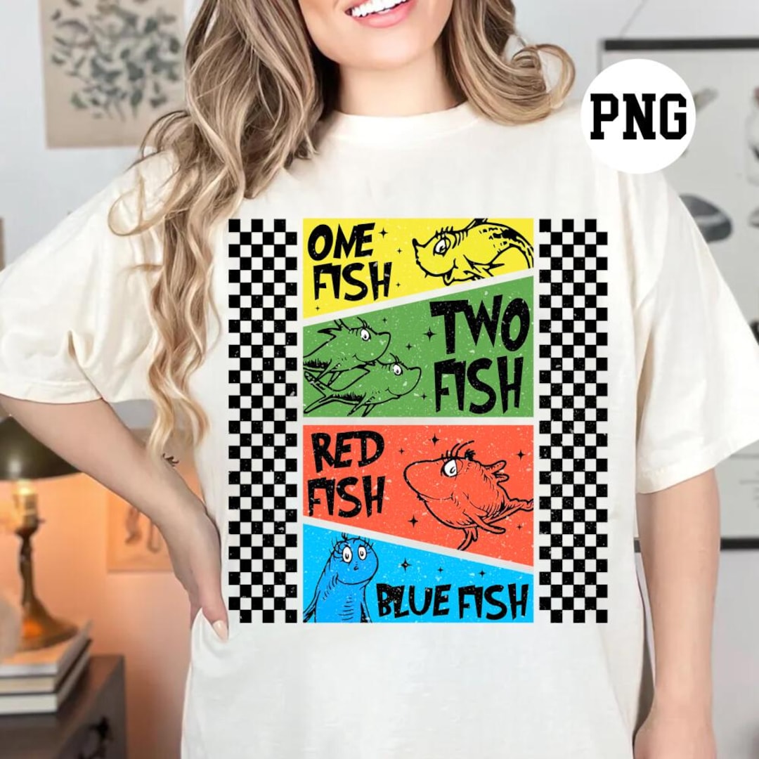 One Fish Two Fish Png, Reading Week Digtal Png, Read Across Day ...