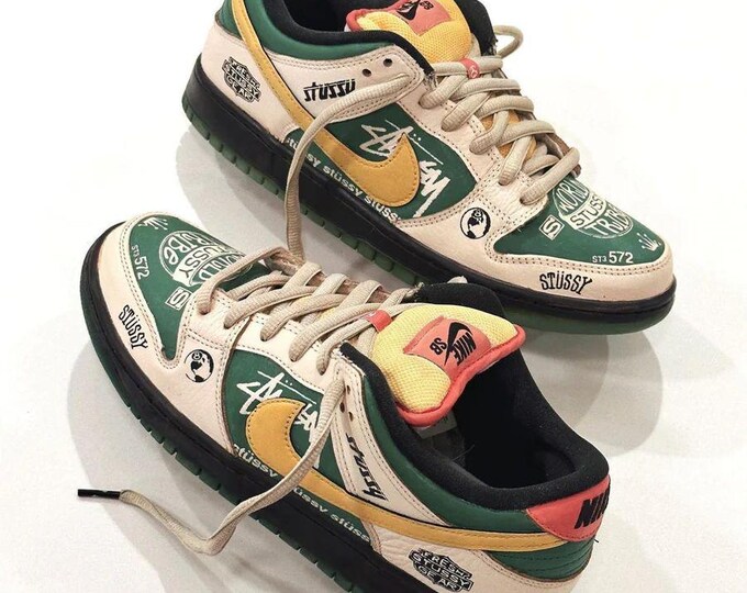 Stussy Custom Dunks - Etsy