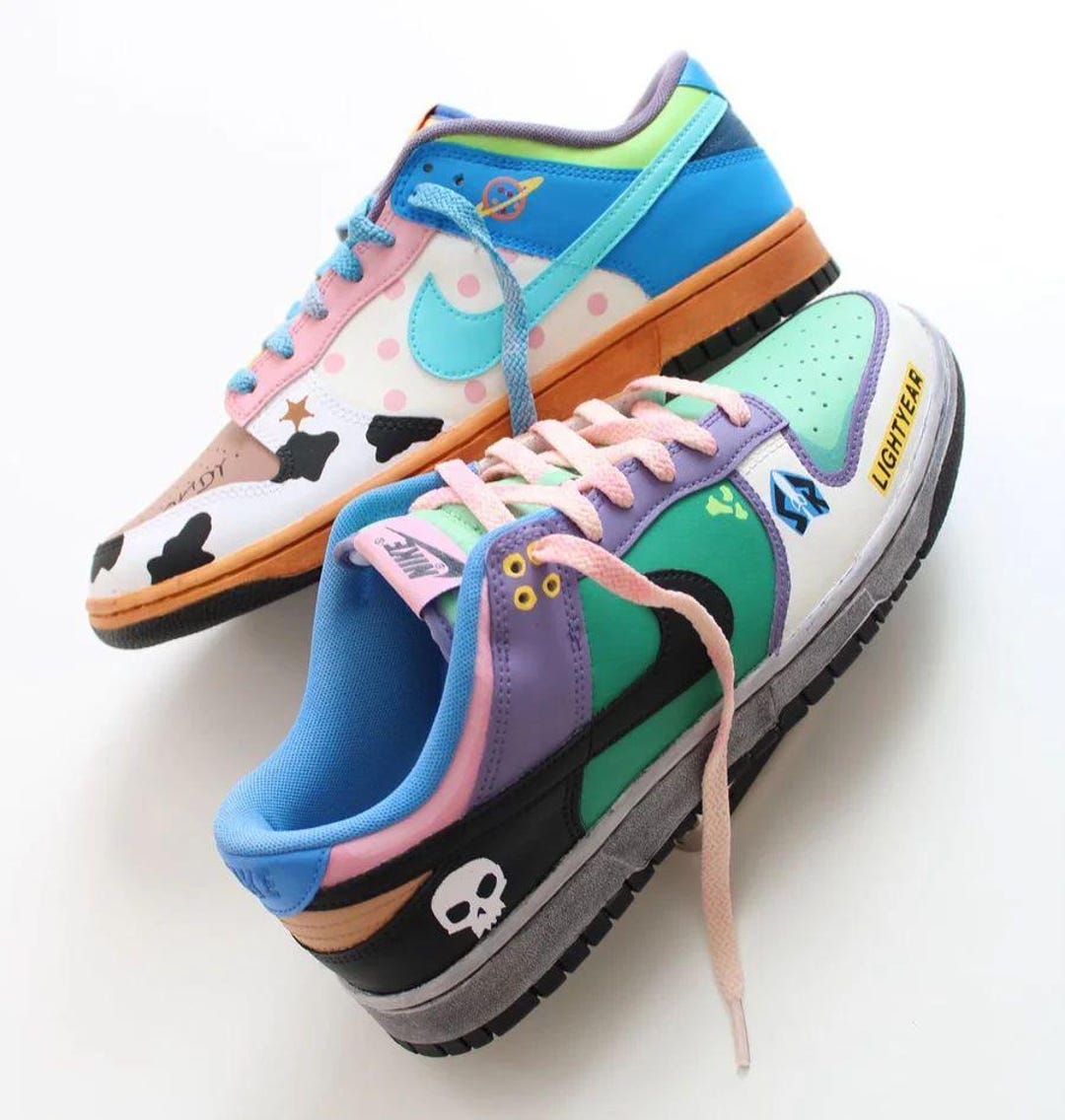 Buzz Lightyear Toy Story Inspired Custom Dunks - Etsy UK
