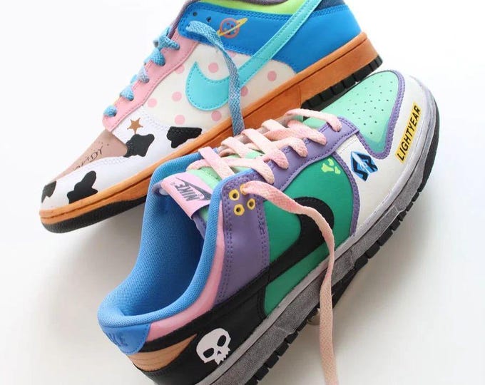 Buzz Lightyear Toy Story Inspired Custom Dunks - Etsy