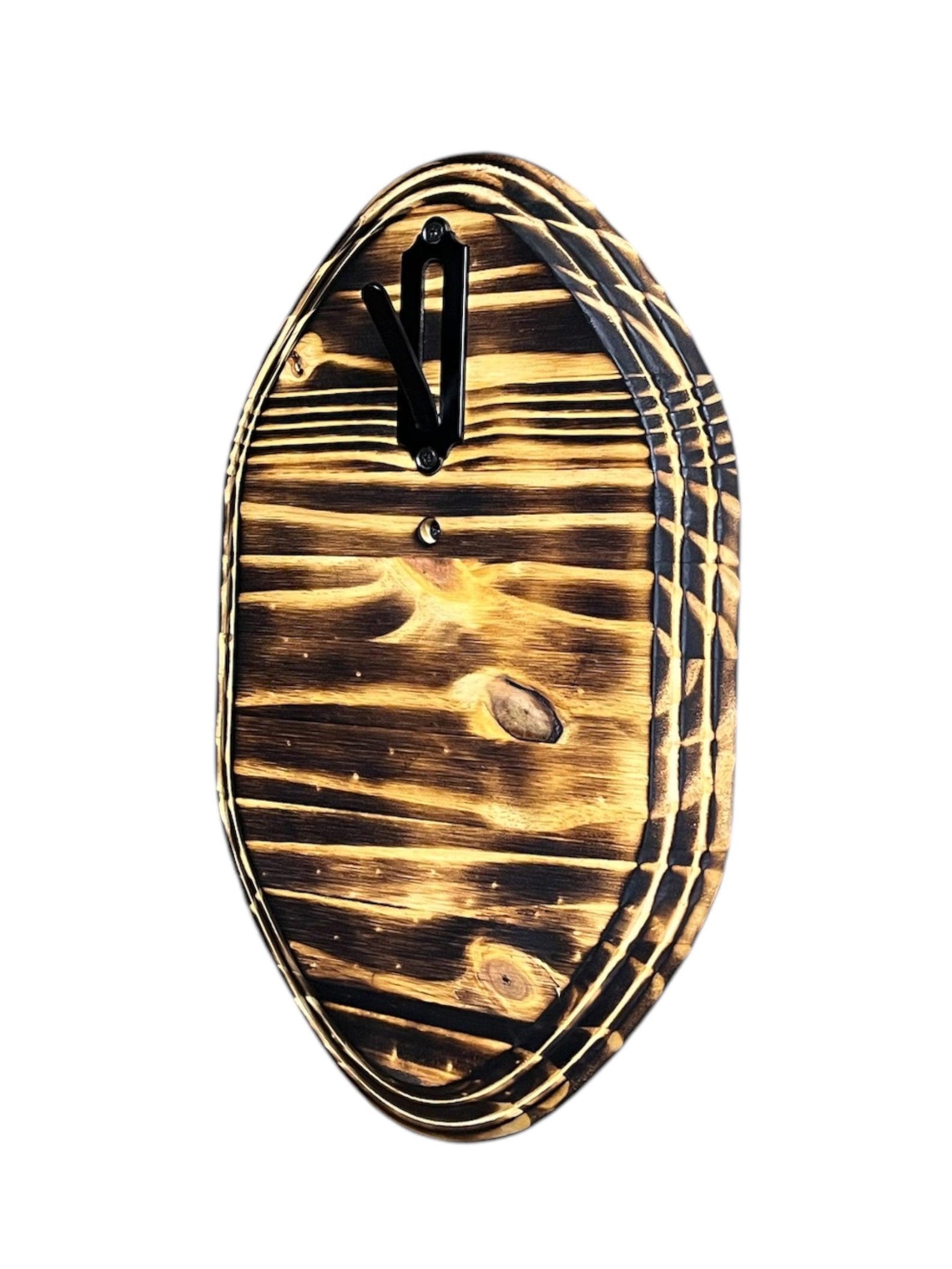 European Mount Wall Display Plaque With Skull Hook | Burnt Pine - Etsy