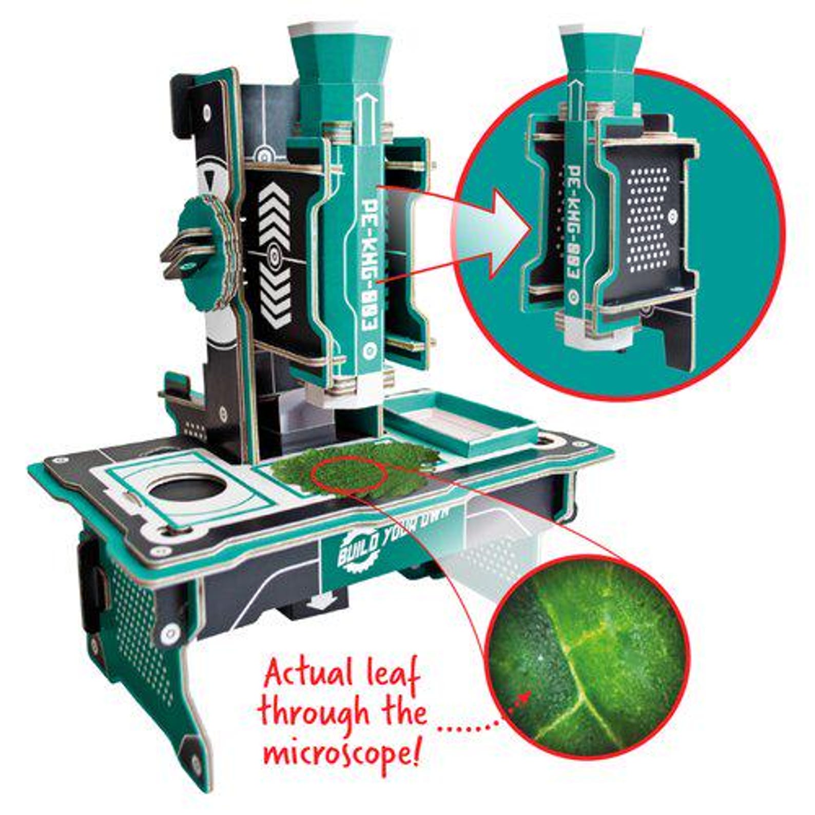 Build Your Own, Microscope | Cardboard Craft Toy | STEM | Ideal Gift ...