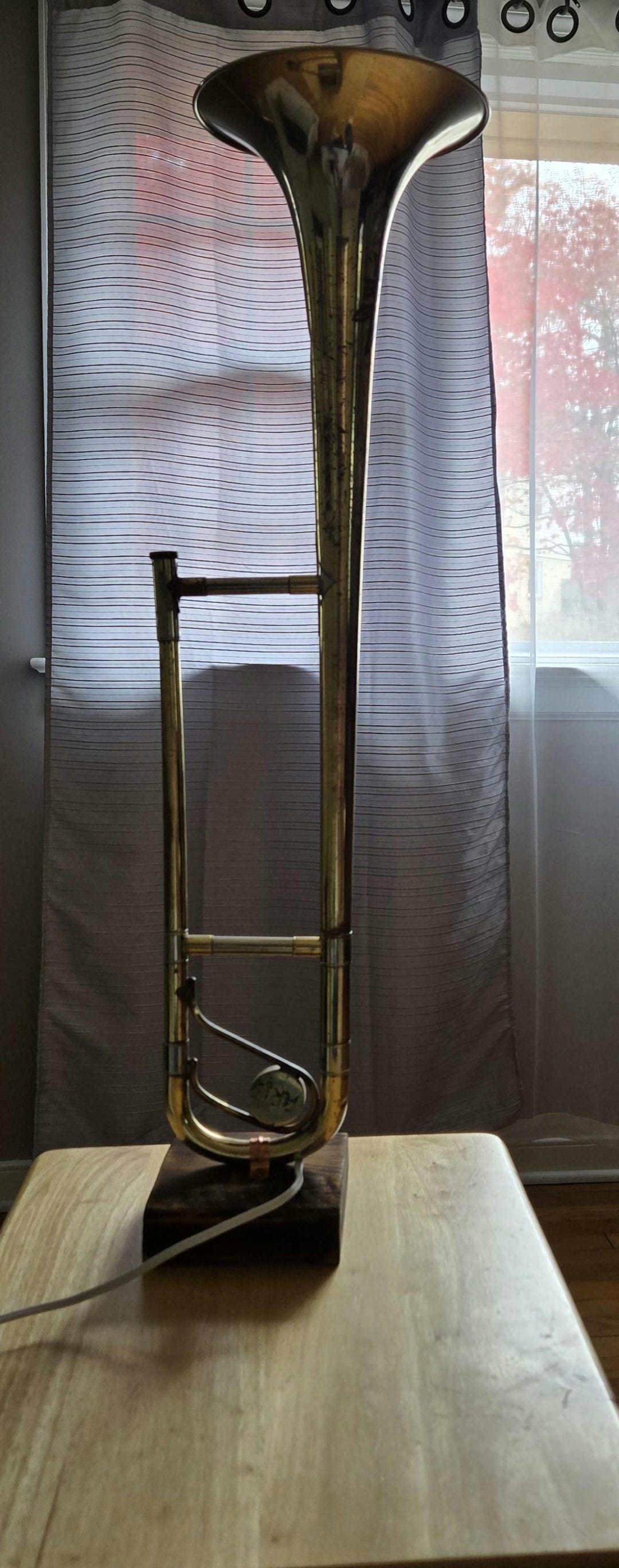 Trombone Lamp - Etsy