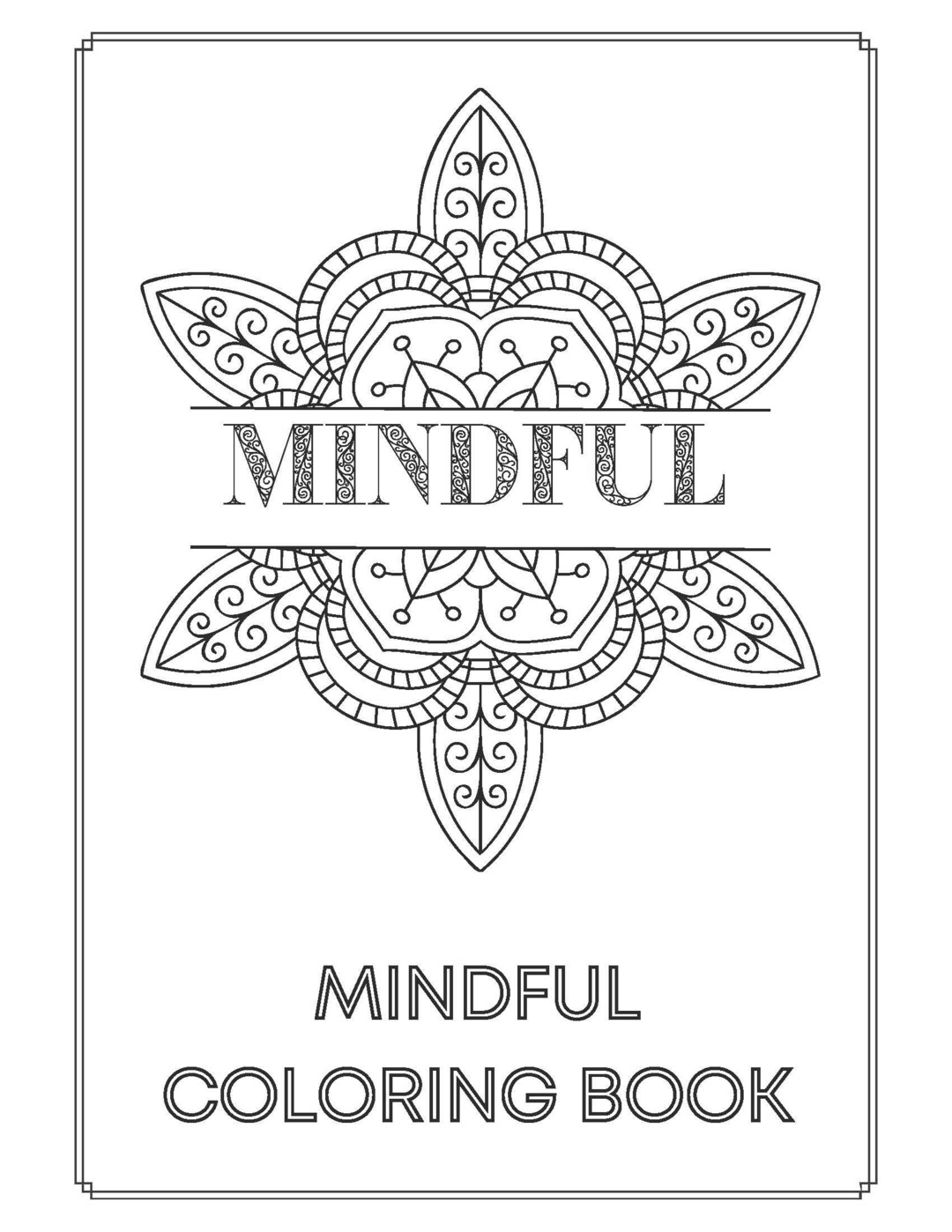 Printable Affirmation Coloring Book | 46 Pages of Mindfulness & Stress ...