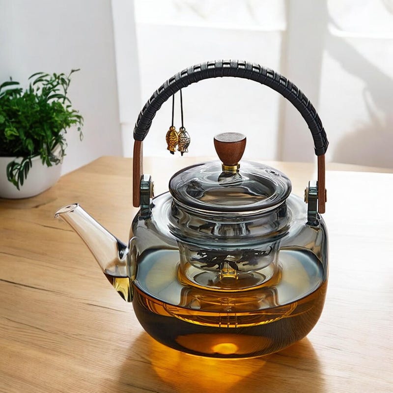 Glass Teapot - Etsy