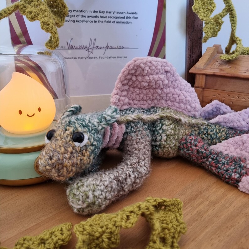 Loch Ness Monster Plush Toy - Cute & Cuddle Nessie - Handmade Mythical ...