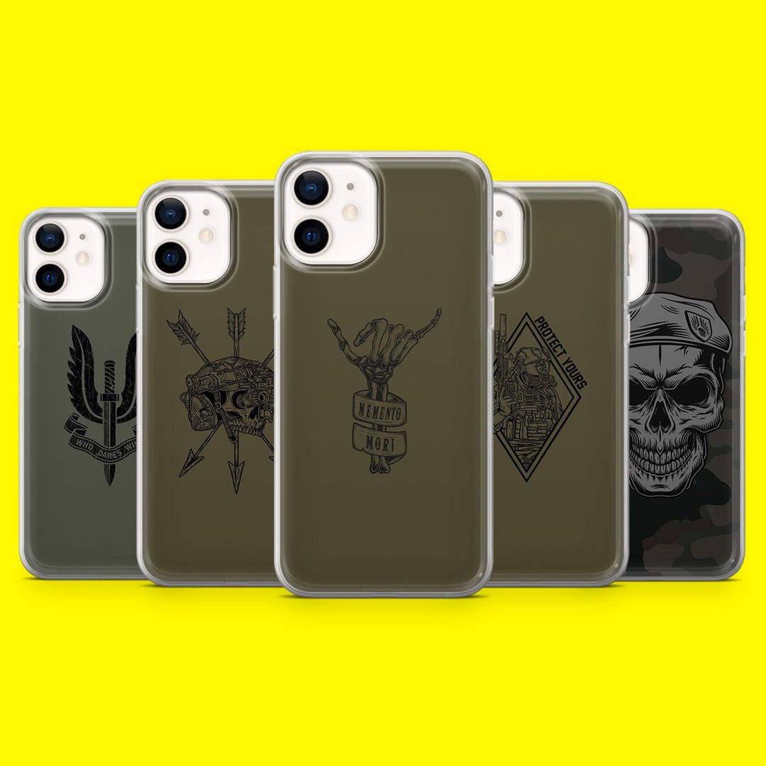 Military Phone Case Army Special Forces Cover for iPhone 16 15 14 13 12 ...