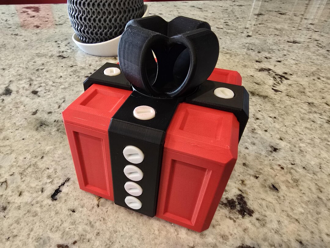 Annoying Puzzle Gift Box: Hidden Tool, Screw Closure, Fun for Everyone ...