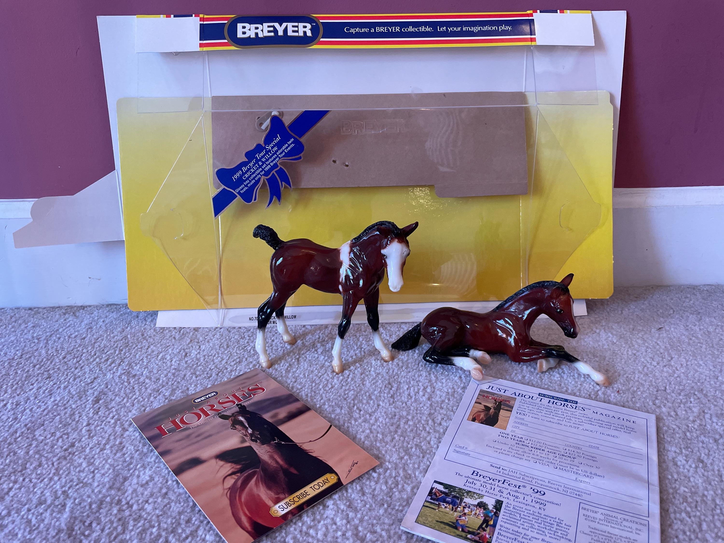 Breyer Traditional 1999 Breyer Tour Special Cricket and Willow No ...