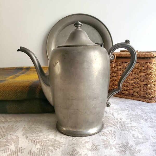 Pewter Tea Pot - Etsy