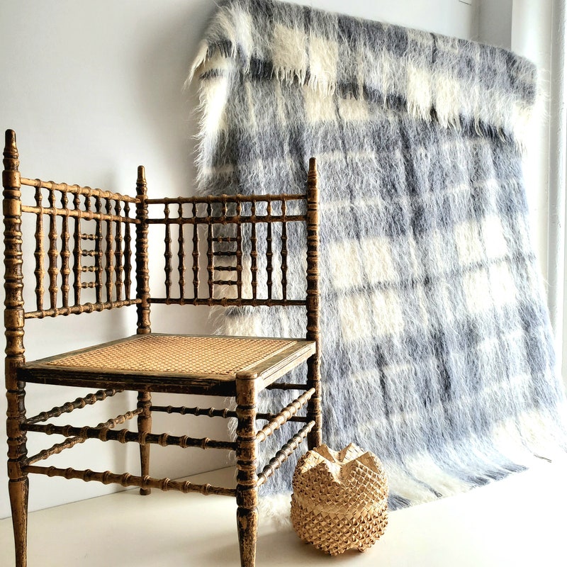 Plaid Throw Blanket - Etsy