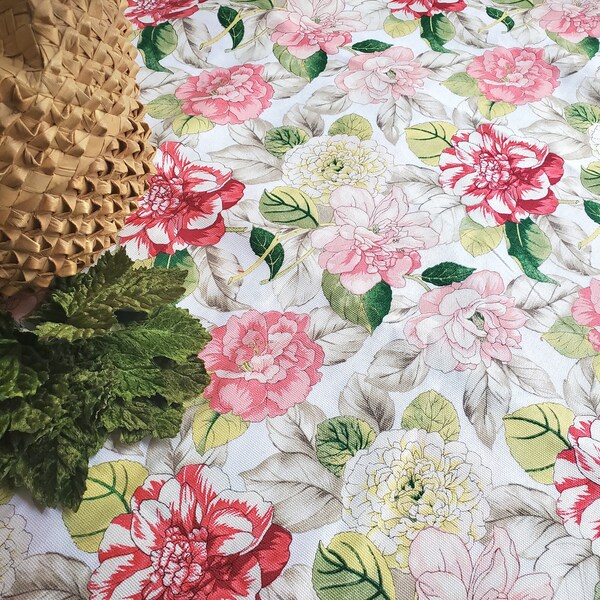 Waverly Rose Fabric - Etsy