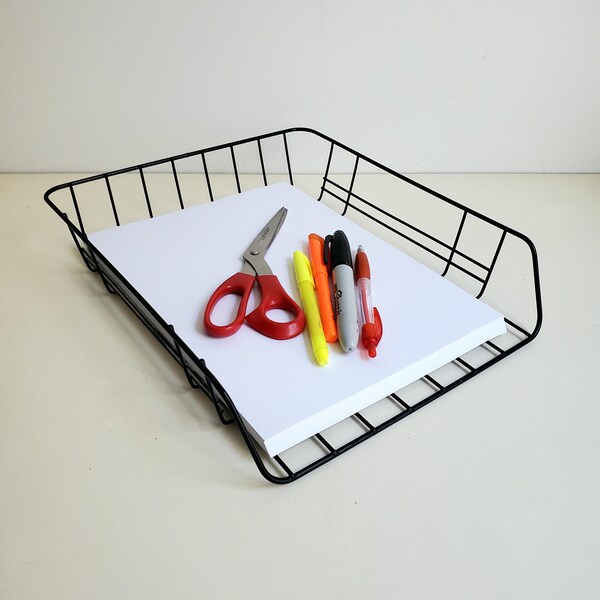 Wire File Basket - Etsy