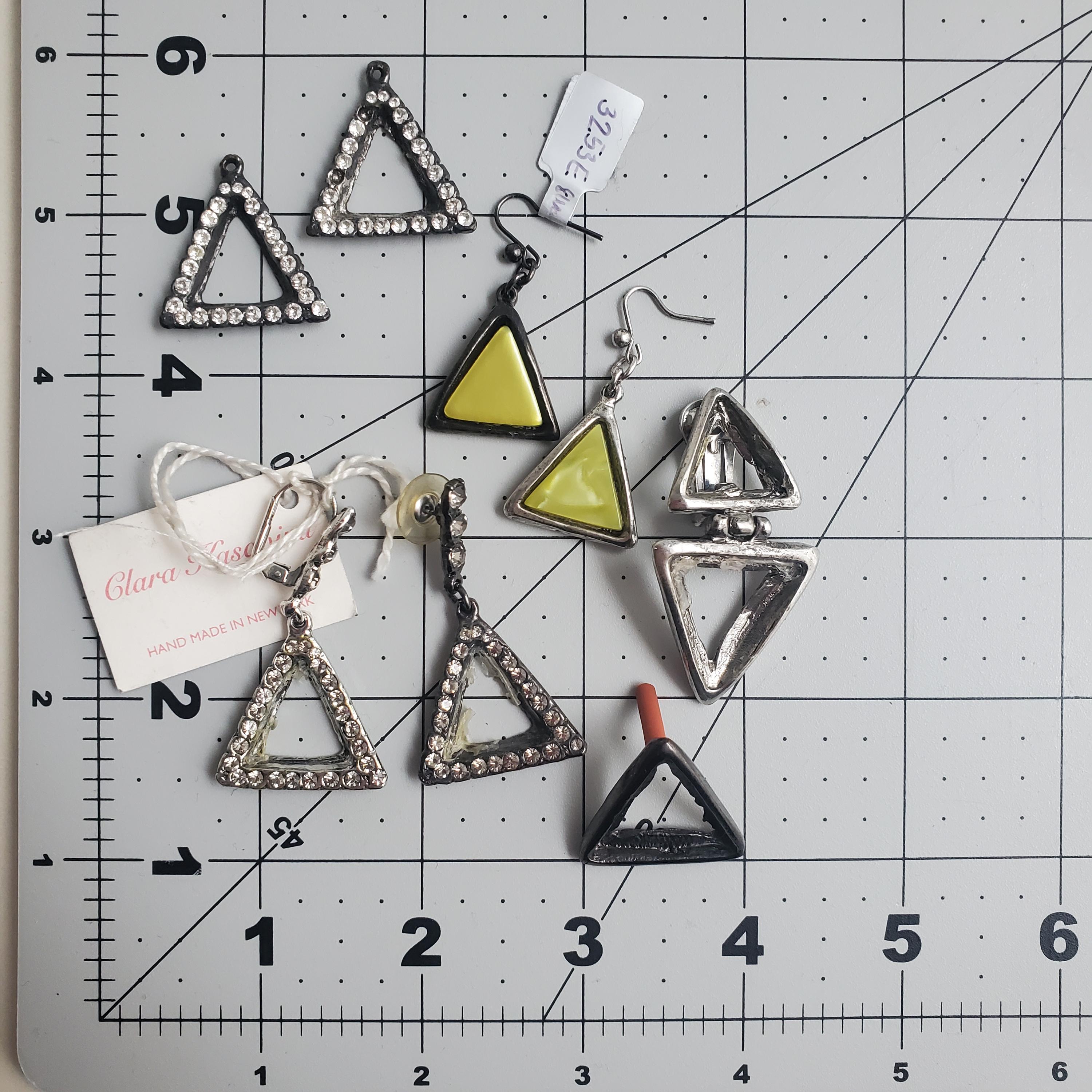 TRIANGLE Bezel Settings for Jewelry Making, Clara Studio Handmade ...