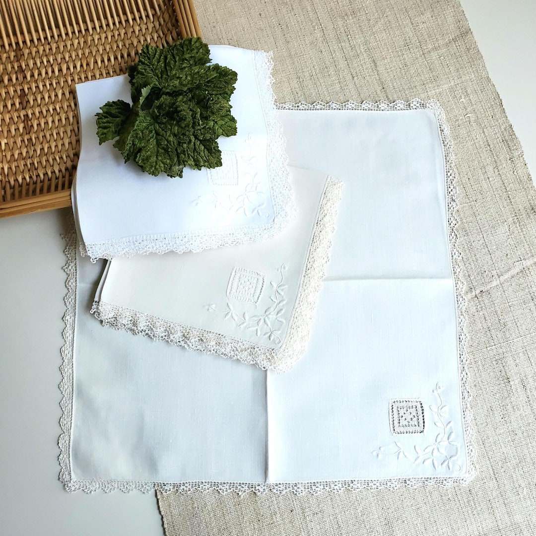 White Linen Serviettes