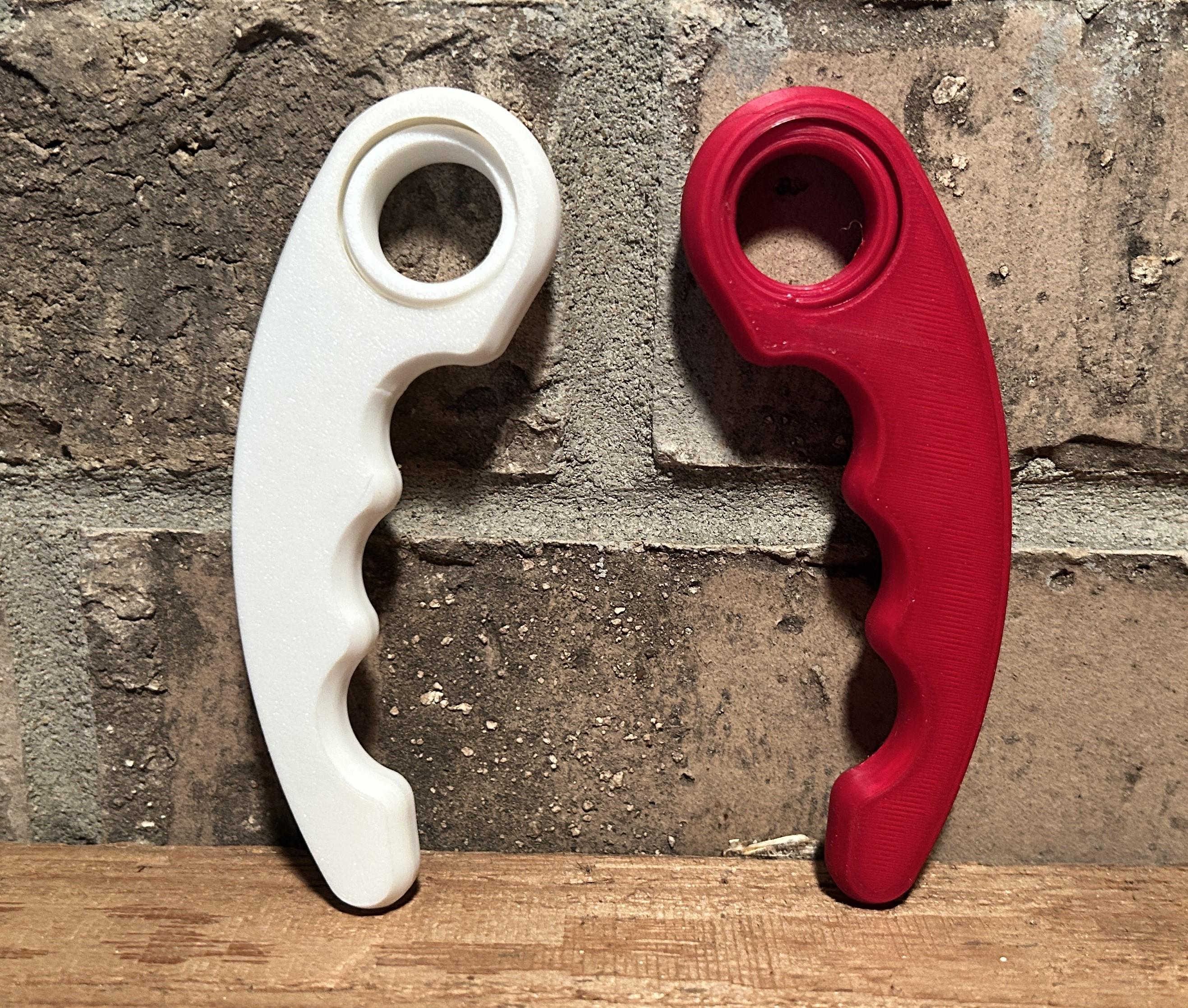 Modular Karambit Fidget Spinner With Interchangeable Rings, Smooth EDC ...