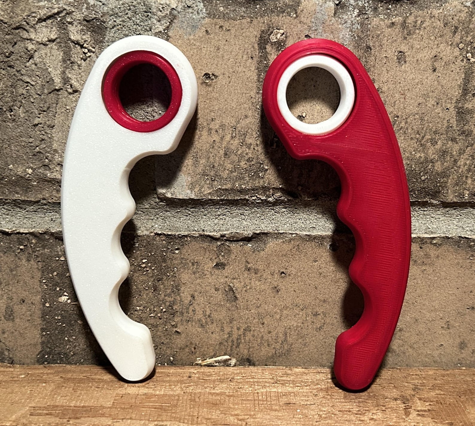Modular Karambit Fidget Spinner With Interchangeable Rings, Smooth EDC ...