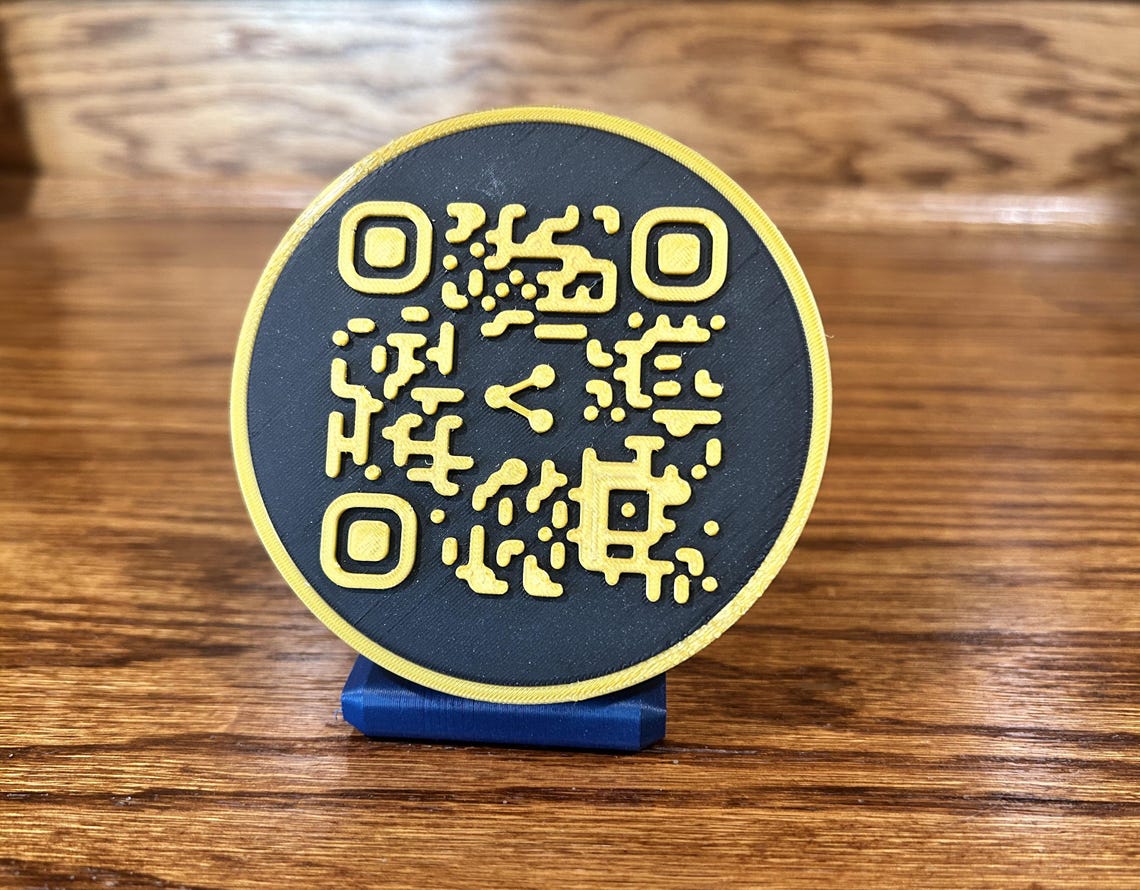 Magnetic QR Code Tags With Stand - Etsy