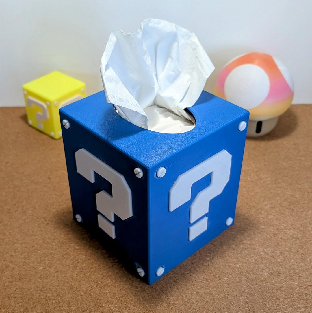 Tissue Box - 3D Printed Mystery Box - Customizable in Color for ...
