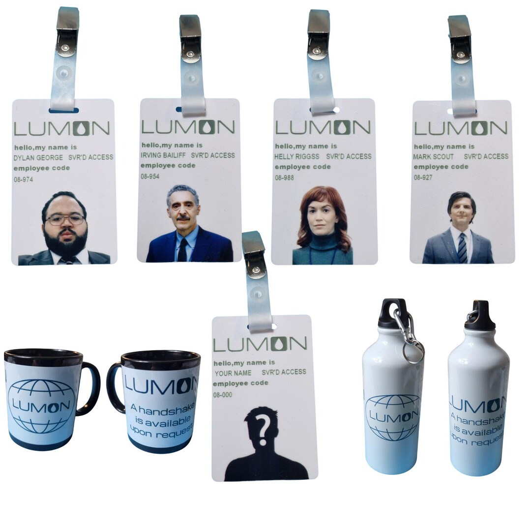 Lumon Industries Employee Badge-water Bottle - Coffee Mug - Etsy