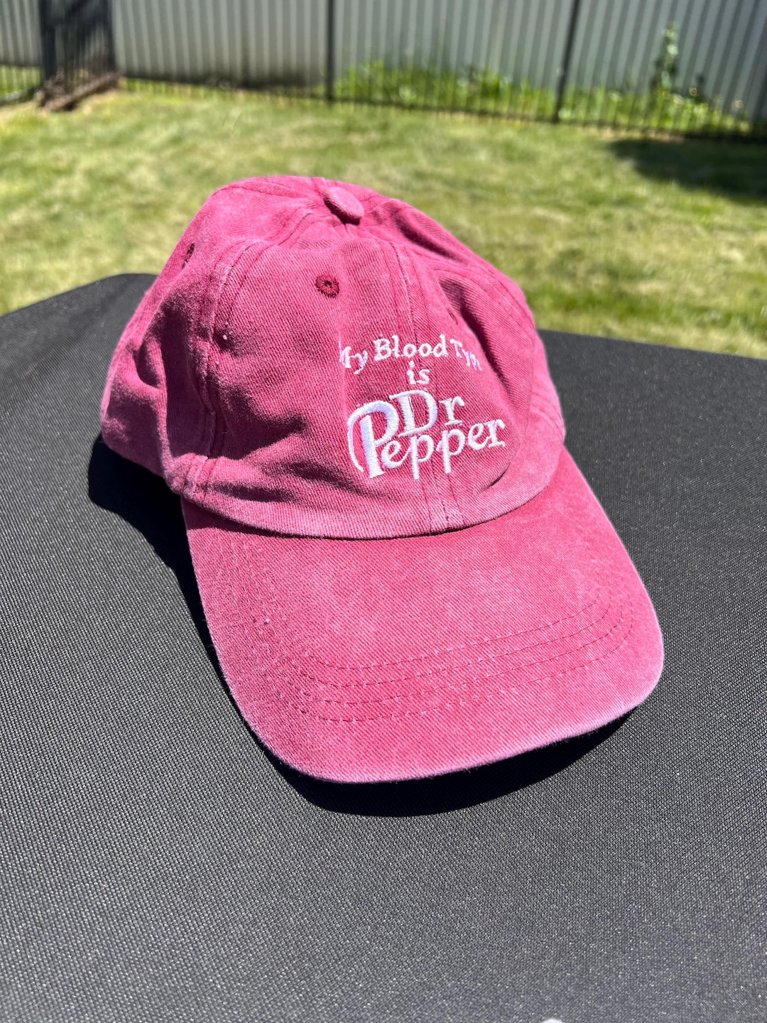 Embroidered Dr. Pepper Blood Type Hat Cute Charming Vintage Baseball ...