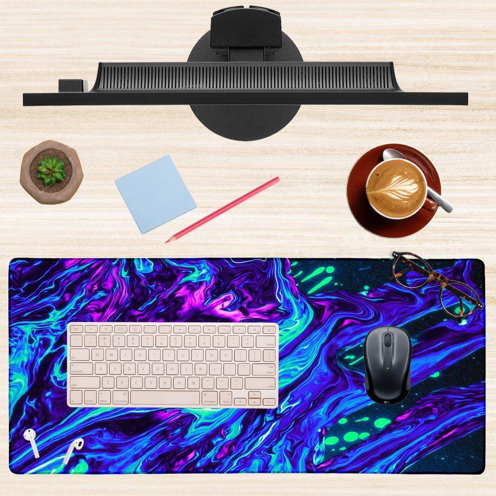 Trippy Psychedelic Extra Large Mouse Pad Desk Mat - Custom X-large ...
