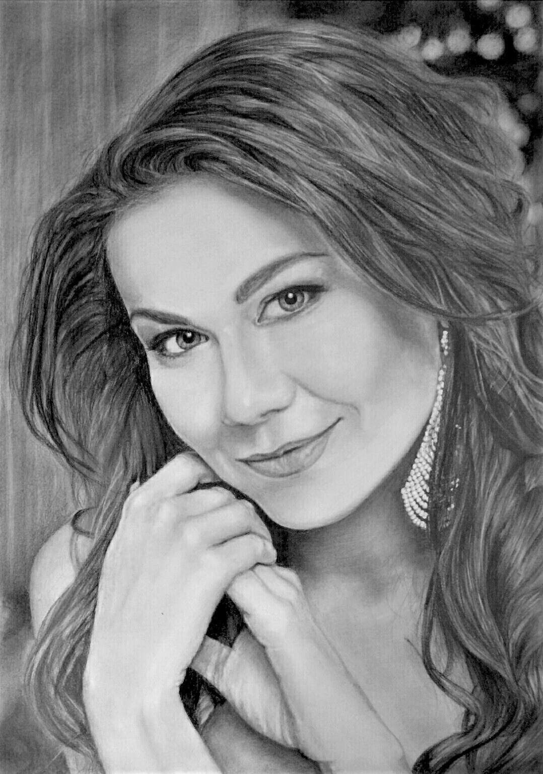 Custom, Portrait, From Photo, Drawing, Pencil, Handmade - Etsy