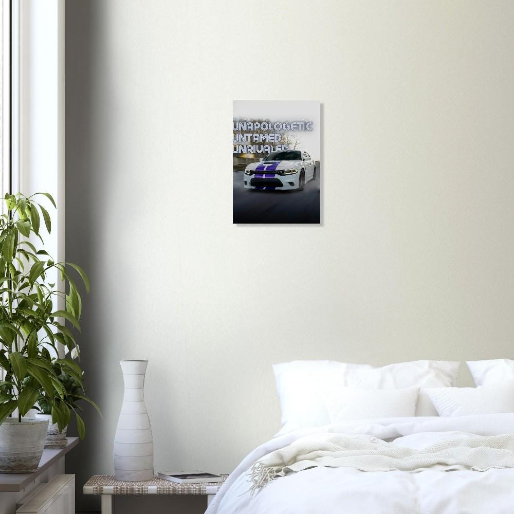 Dodge Charger SRT Hellcat Poster | Upapologetic Untamed Unrivaled ...