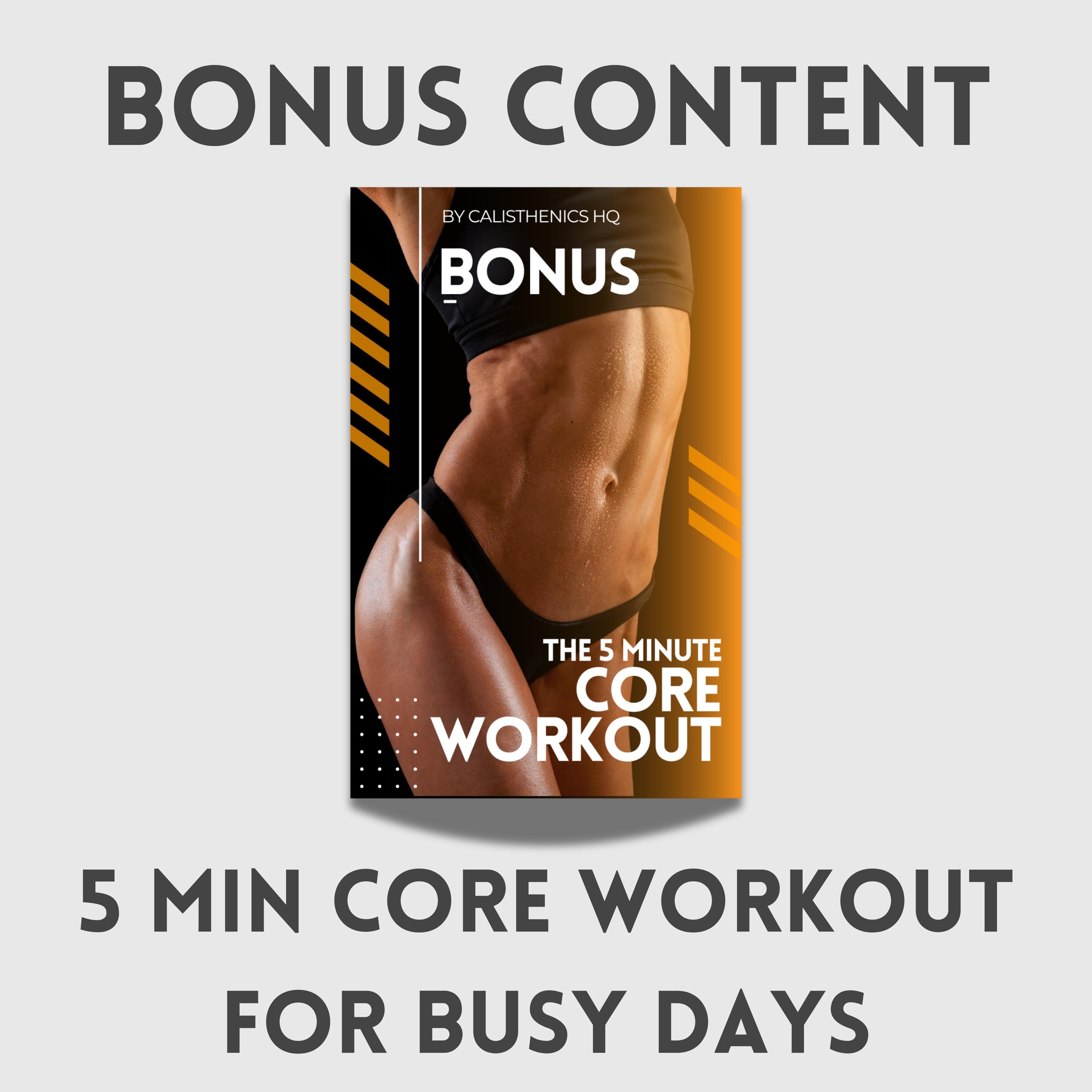 6 Week AB WORKOUT Plan - Get a Flat Stomach With No Equipment Core Abs Exercises for Women - Etsy