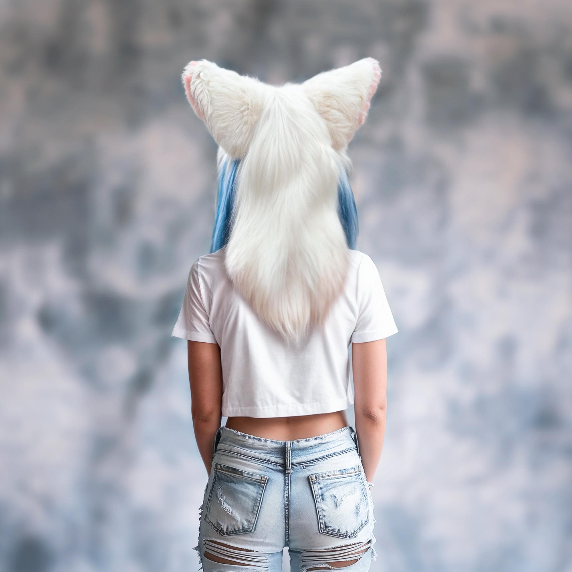 Fursuit Head Kig Cat, Furry Cosplay Mask Fursona for Anime Fantasy ...