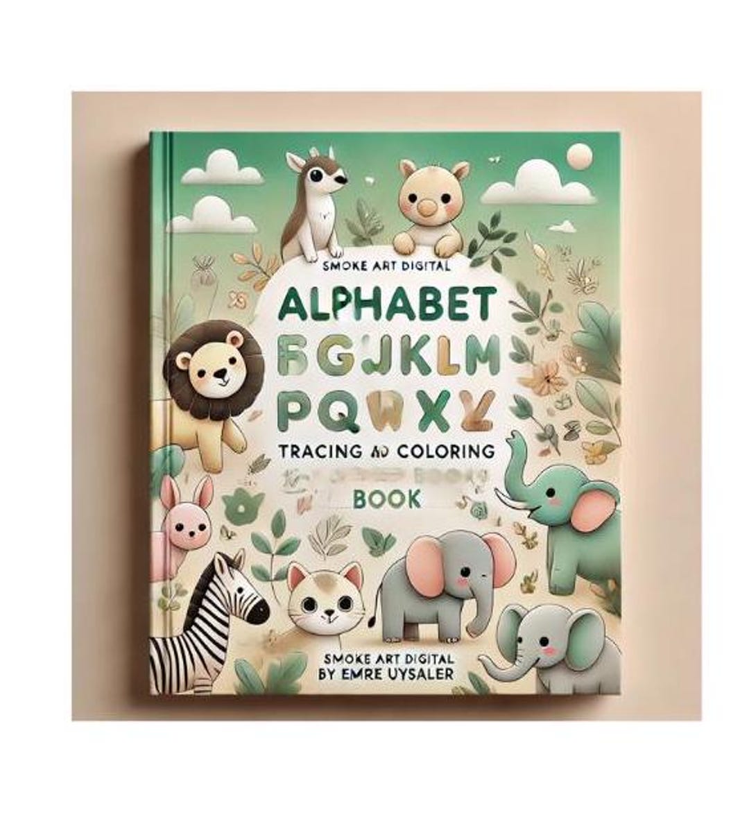 Alphabet Animals Tracing and Coloring Book Fun and Educational - Etsy