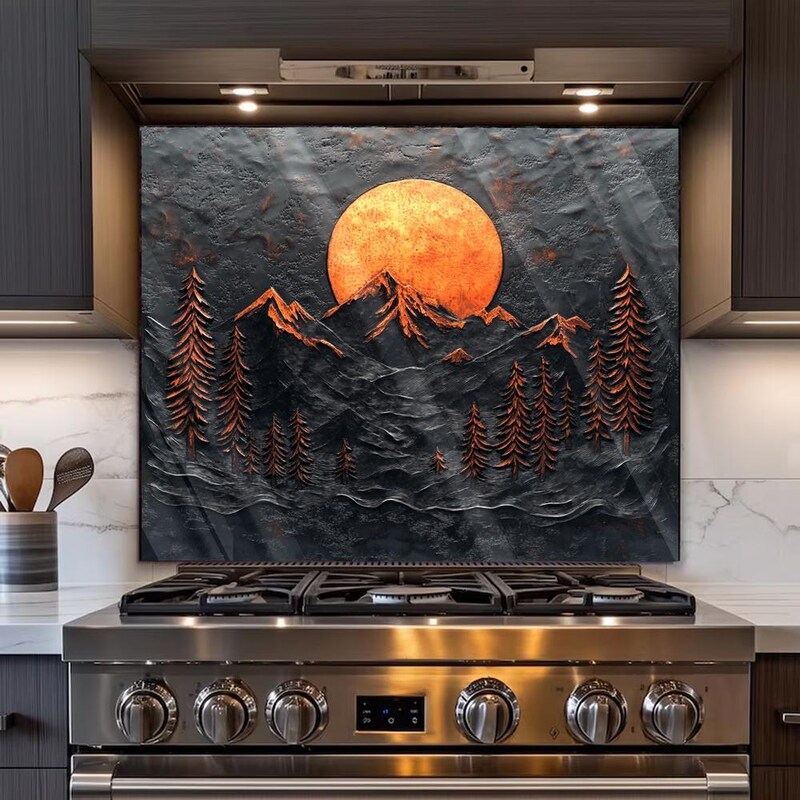 Stove Backsplash Panel - Etsy