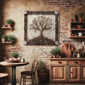 Fireproof Backsplash-tree of Life Kitchen Splashback for Stove Back ...