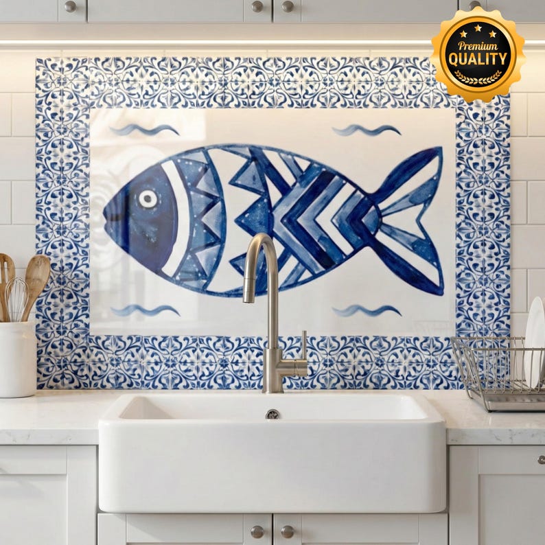 Tempered Glass Backsplash for Kitchen Stove, Heat Resistant Splashback ...
