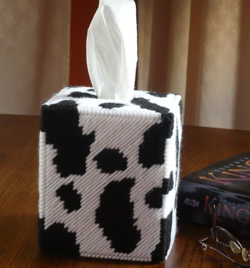 Cow Tissue Box Cover | Etsy