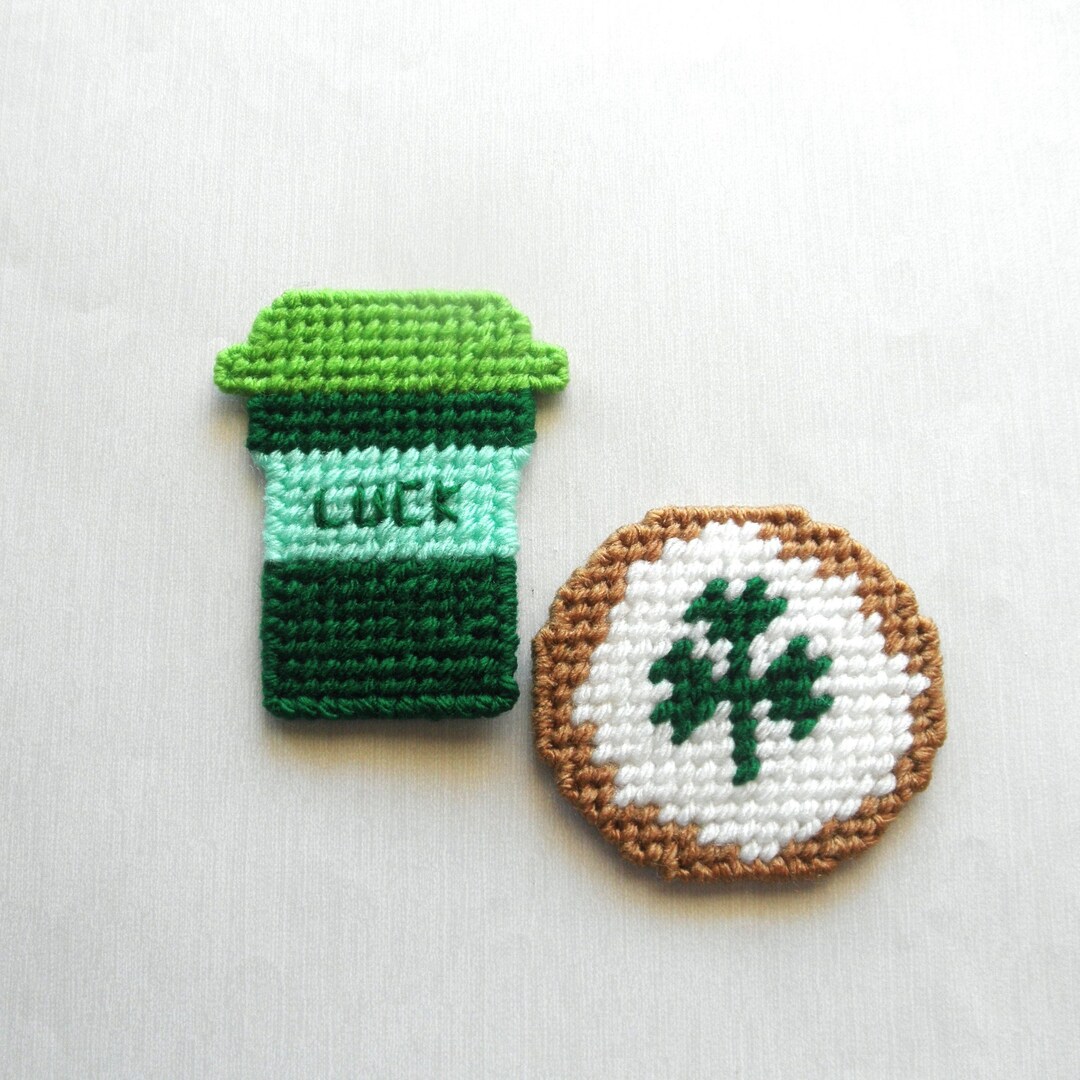 St Patrick's Day Coffee and Donut Magnets - Etsy