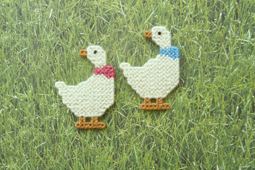 Plastic Canvas Geese Magnets/goose Magnets/set of 2 Magnets ...