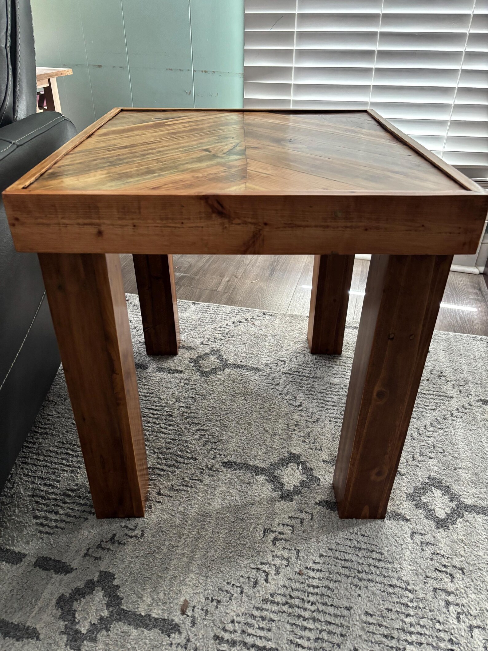 Chevron End Table - Etsy