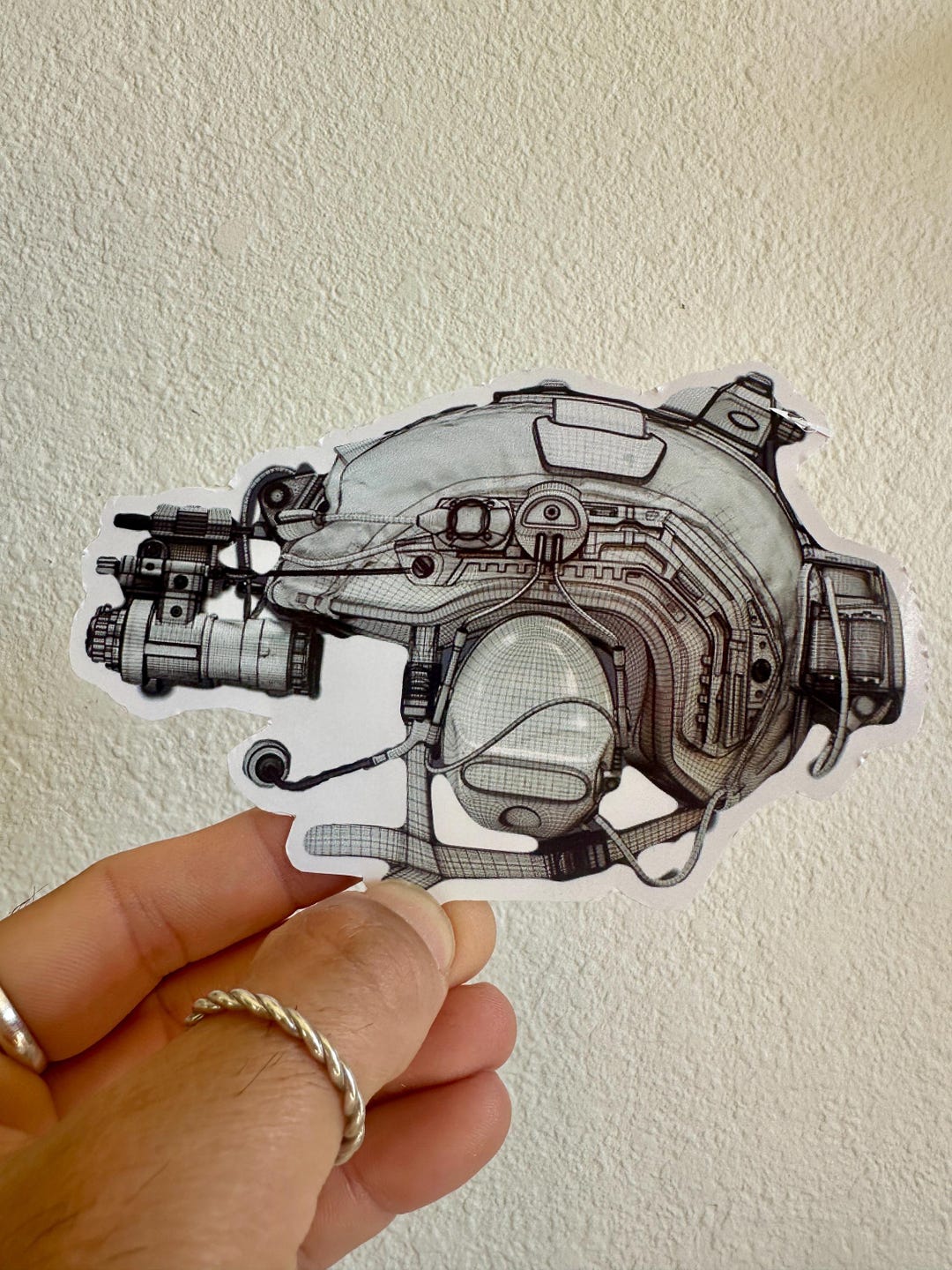 Tactical Helmet Night Vision Special Ops Helmet Decal Army Navy Sticker ...