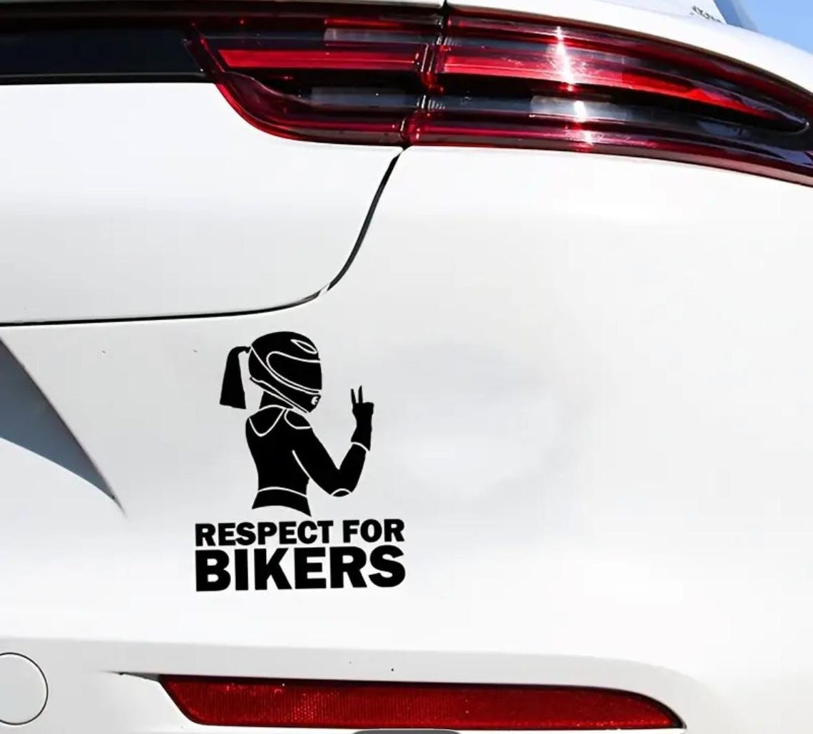 Respect for Bikers Motorcycle Sticker Decal Moto Life Respect for ...