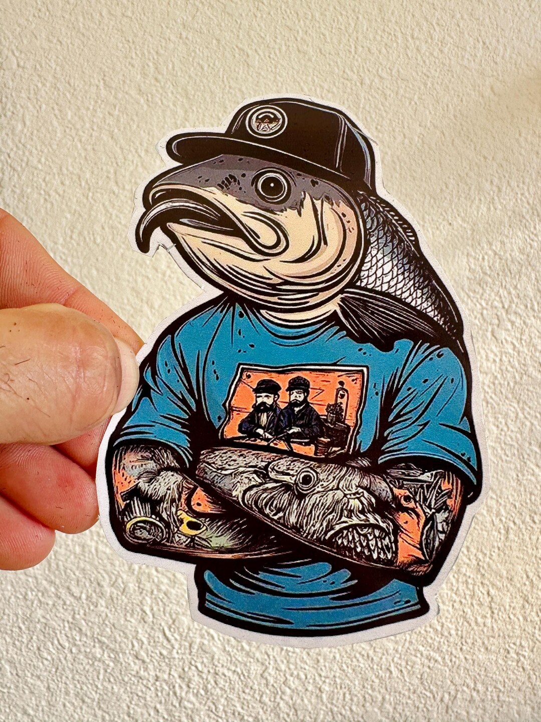 Salmon Tattoo Steelhead Trout Sticker Fly Fishing Rainbow Brown Brook ...