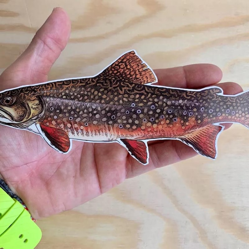 Fly Fishing Sticker - Etsy