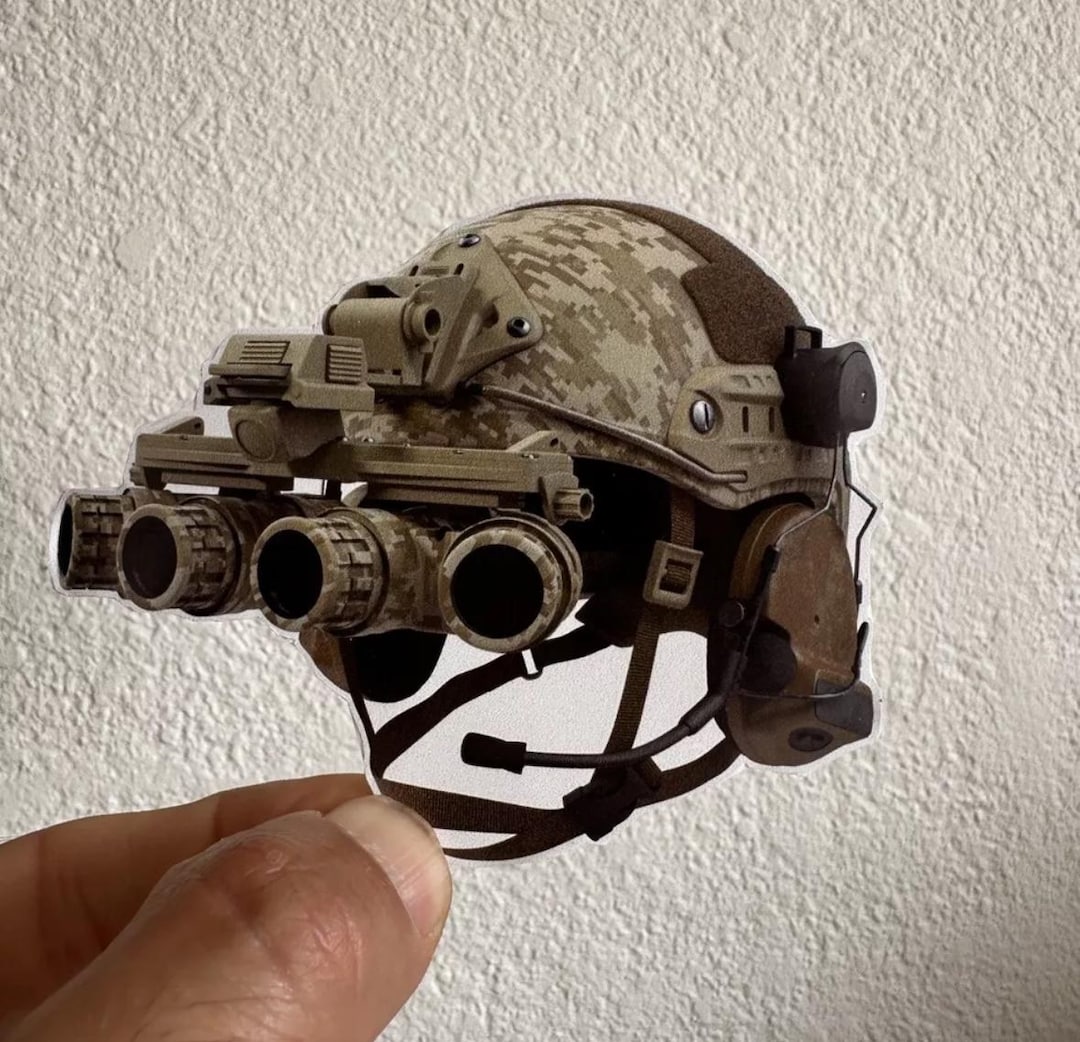 Tactical Skull Night Vision Helmet Decal Army Navy Sticker NVG - Etsy