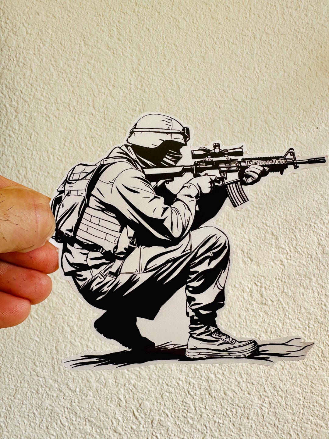 Tactical Military American Soldier Ranger Sticker AR-15 Decal Army Navy ...